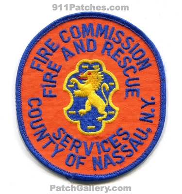 New York - Nassau County Fire Commission Fire and Rescue Services Patch ...