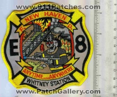 Connecticut - New Haven Fire Engine 8 (Connecticut) - PatchGallery.com ...