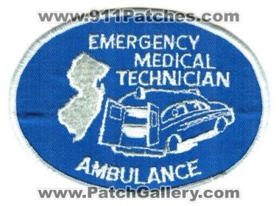 New Jersey - New Jersey State Emergency Medical Technician (New Jersey) - PatchGallery.com ...