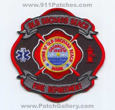 Maine - Old Orchard Beach Fire Department Patch (Maine) - PatchGallery ...