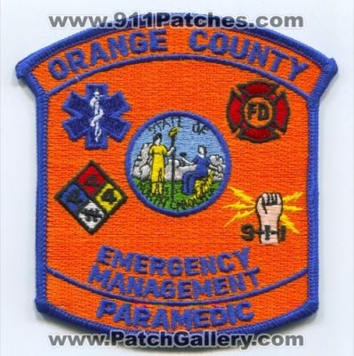 North Carolina - Orange County Emergency Management Paramedic (North ...