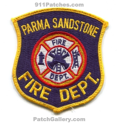 Michigan - Parma Sandstone Fire Department Patch (Michigan) - PatchGallery.com Online Virtual ...