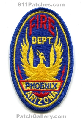Arizona - Phoenix Fire Department Patch (Arizona) - PatchGallery.com ...