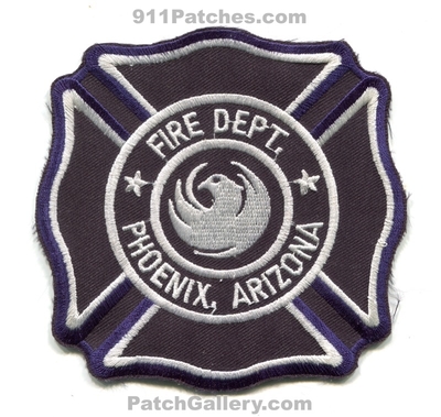 Arizona - Phoenix Fire Department Patch (Arizona) - PatchGallery.com ...
