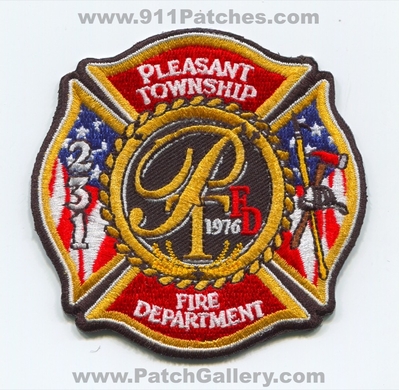 Ohio - Pleasant Township Fire Department Station 231 Patch (Ohio ...