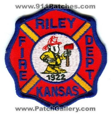 Kansas - Riley County Fire Department Patch (Kansas) - PatchGallery.com ...