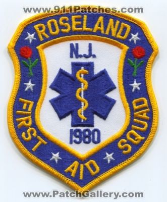 New Jersey - Roseland First Aid Squad (New Jersey) - PatchGallery.com ...