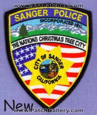 California - Sanger Police Department (California) - PatchGallery.com ...