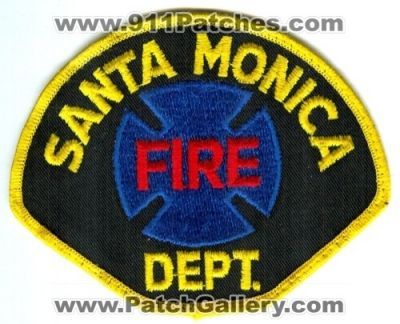 California - Santa Monica Fire Department Patch (California ...