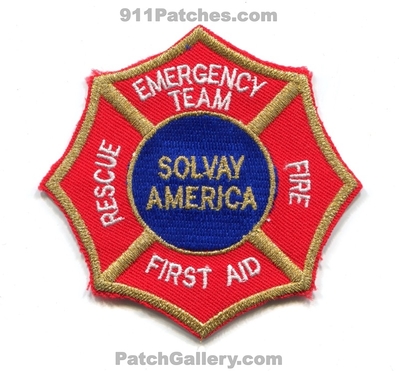 Texas - Solvay America Emergency Team Fire Rescue First Aid Patch ...