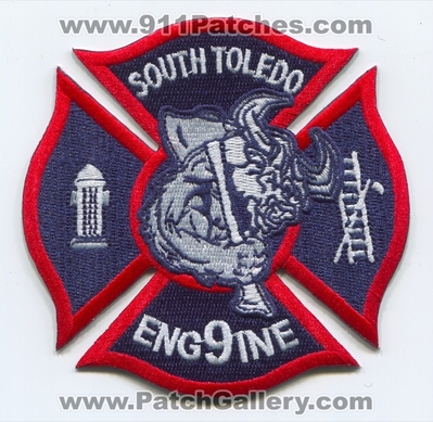 Ohio - Toledo Fire Department Engine 9 Patch (Ohio) - PatchGallery.com ...