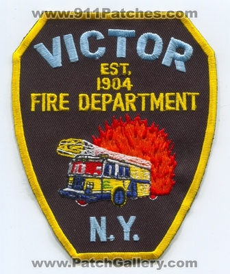 New York - Victor Fire Department Patch (New York) - PatchGallery.com ...