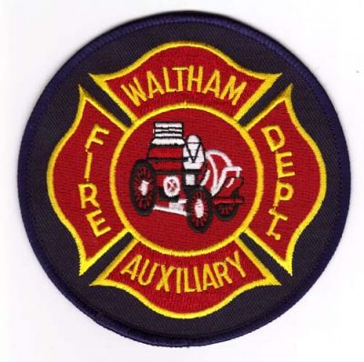 Massachusetts - Waltham Fire Dept Auxiliary - PatchGallery.com Online ...