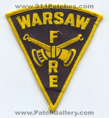 Indiana - Warsaw Fire Department Patch (Indiana) - PatchGallery.com ...