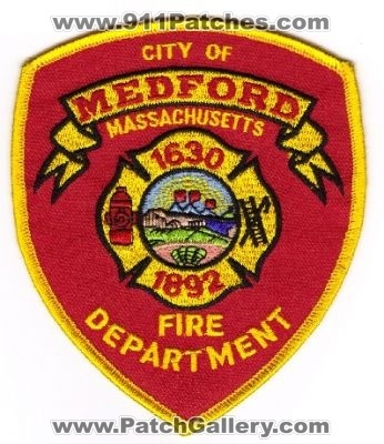 Massachusetts - Medford Fire Department (Massachusetts) - PatchGallery ...