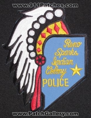 Nevada - Reno Sparks Indian Colony Police (Nevada) - PatchGallery.com ...
