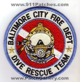 Maryland - Baltimore City Fire Dept Dive Rescue Team (Maryland ...