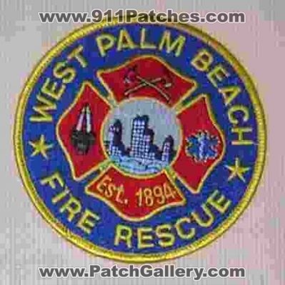 Florida - West Palm Beach Fire Rescue (Florida) - PatchGallery.com ...