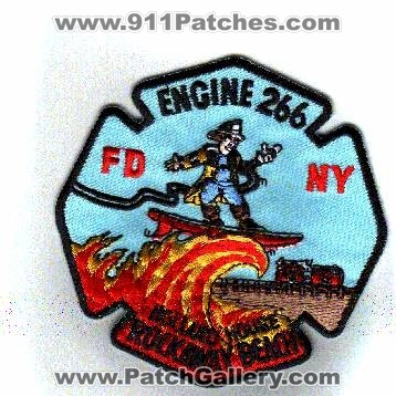 New York - FDNY Fire Engine 266 (New York) - PatchGallery.com Online ...