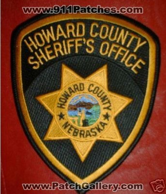 Nebraska - Howard County Sheriff's Office (Nebraska) - PatchGallery.com Online Virtual Patch ...