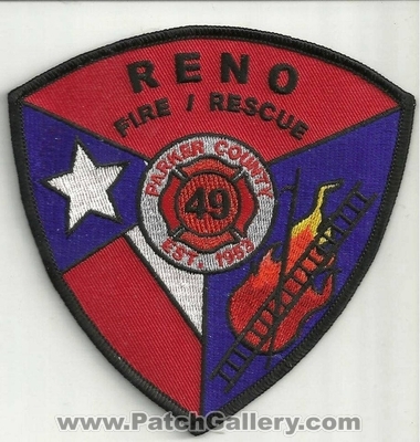Texas - RENO FIRE DEPARTMENT - PatchGallery.com Online Virtual Patch ...